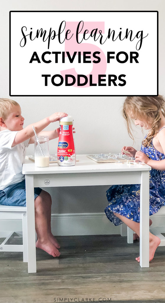 5 Simple Learning Activities For Your Growing Toddler - Simply Clarke